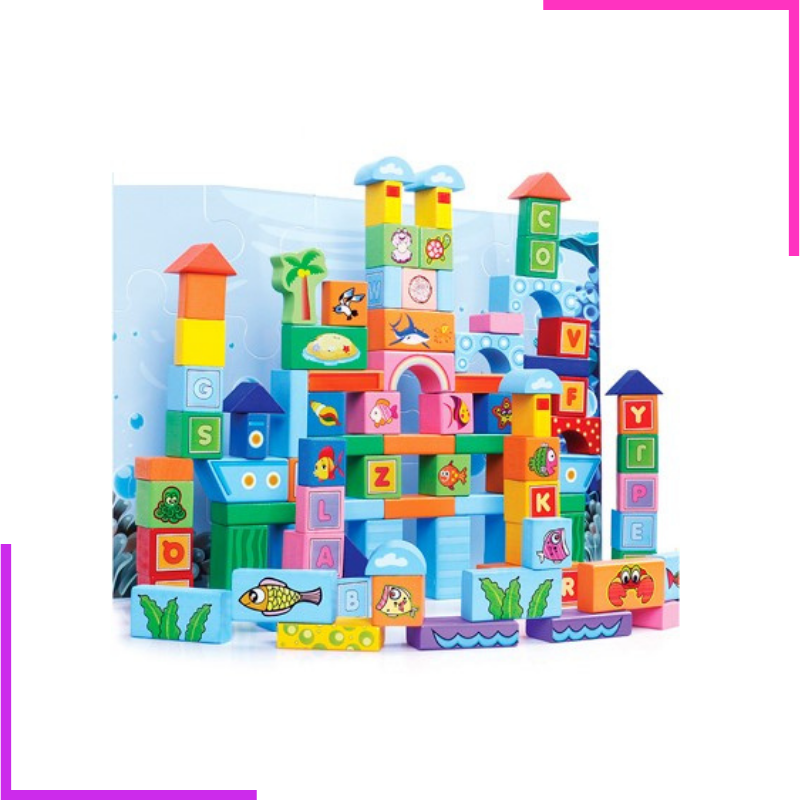 Océan en Bois Coloré| Bogui Store