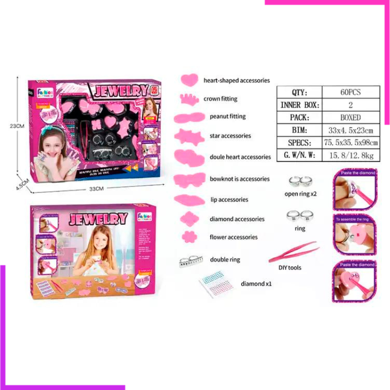 Kit d'Assemblage et Décoration De Bijoux| Bogui Store