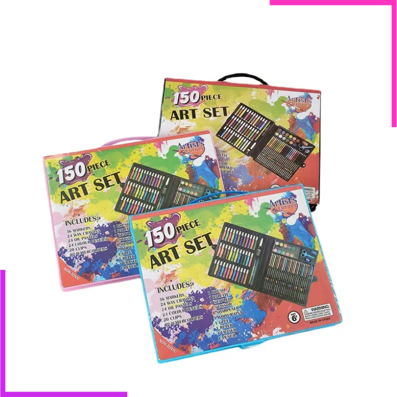 Set Artistique 150 ou 168 Pièces| Bogui Store