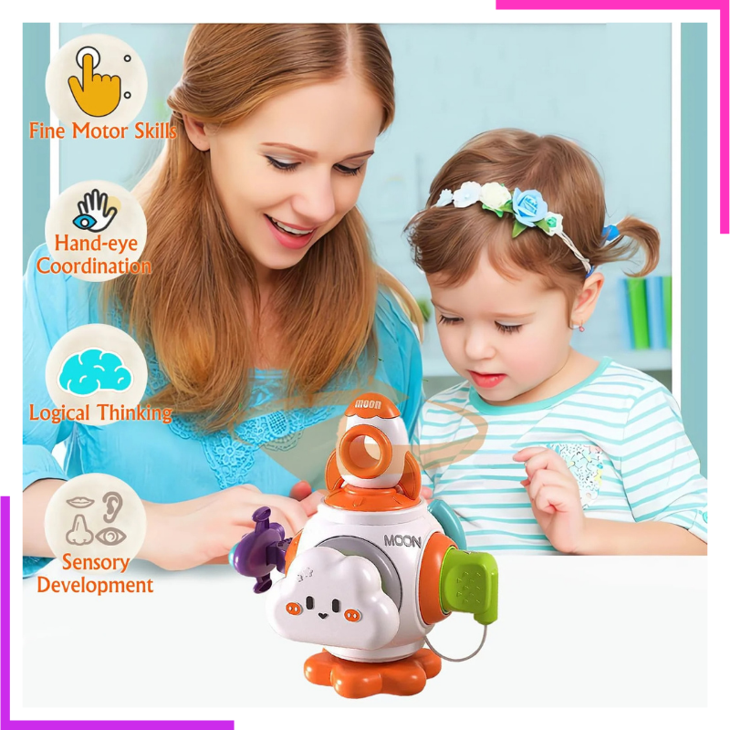 Jeu d'Eveil Multi-Fonctionnel 6-en-1| Bogui Store