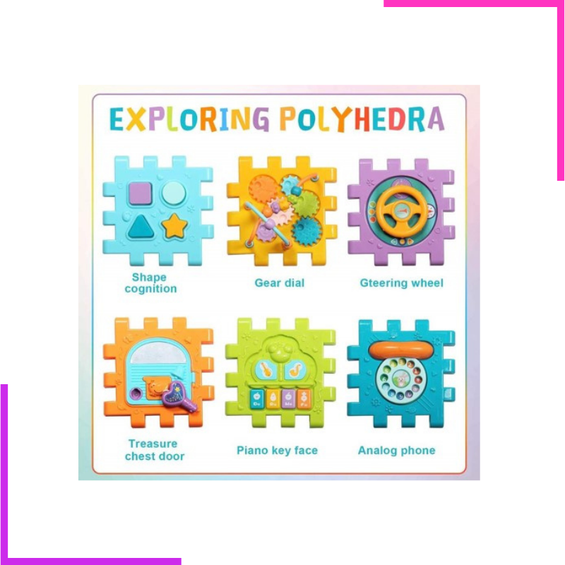 Cube Sensoriel Multifonctionnel| Bogui Store